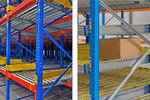 Carton Flow Rollers vs Flow Rail vs Roller Track