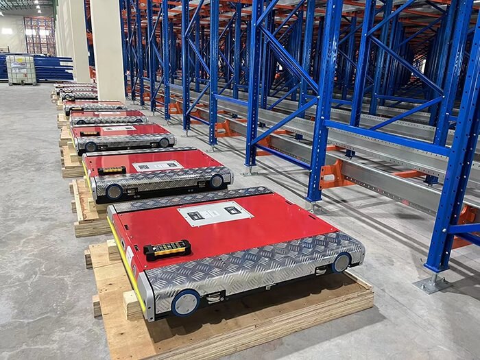 Radio Shuttle Automated Pallet Storage and Retrieval System
