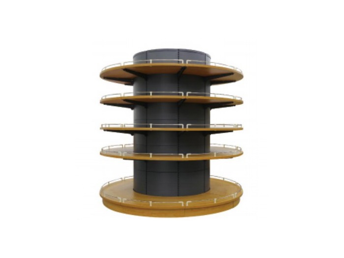 Shelving Around Columns for Supermarkets