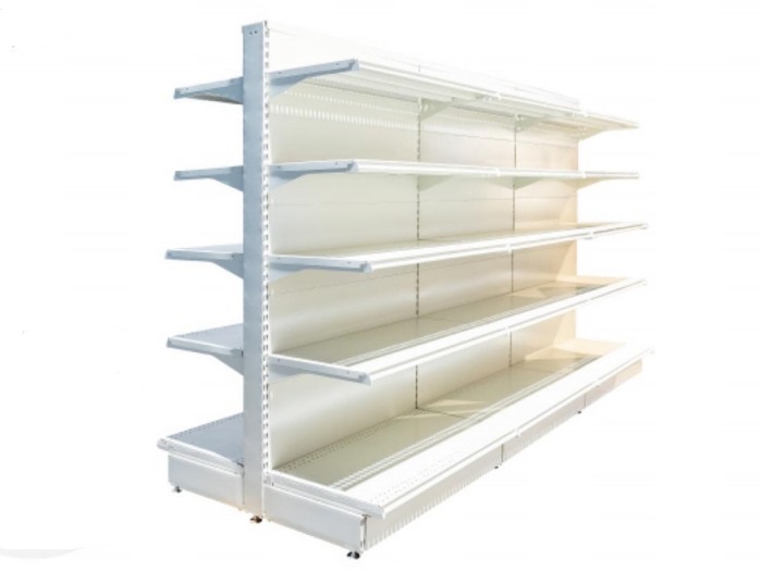 Retail Display Shelving Unit with Anti-Slip Shelf Design